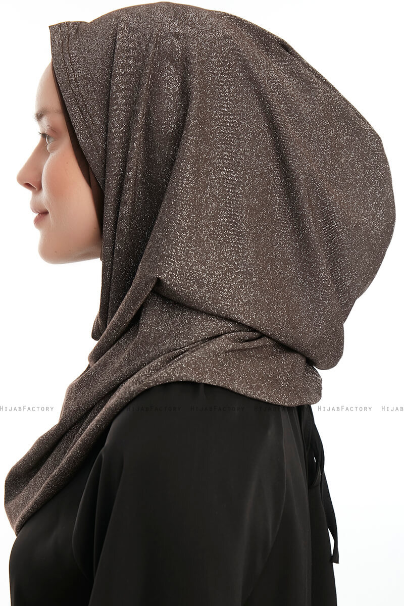 Taliah - Brown One Piece Hijab - Hijab