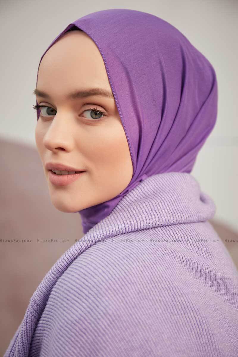 Silky Plain - Soft Purple Hijab - Hijab
