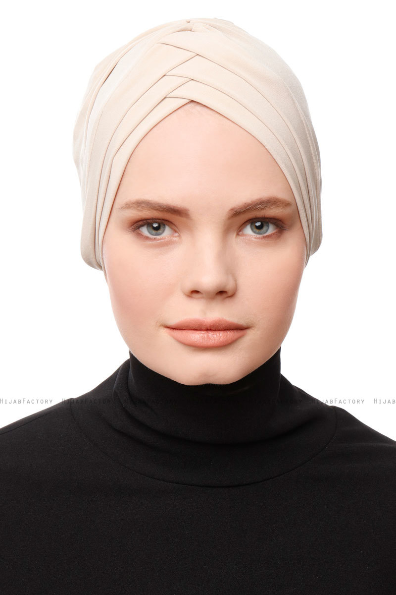 Gamze - Beige Turban - Hijab