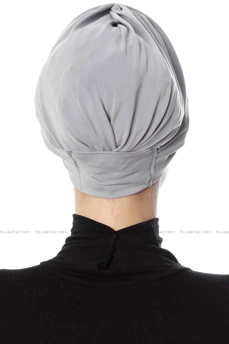 Irmak - Light Grey Turban - Hijab
