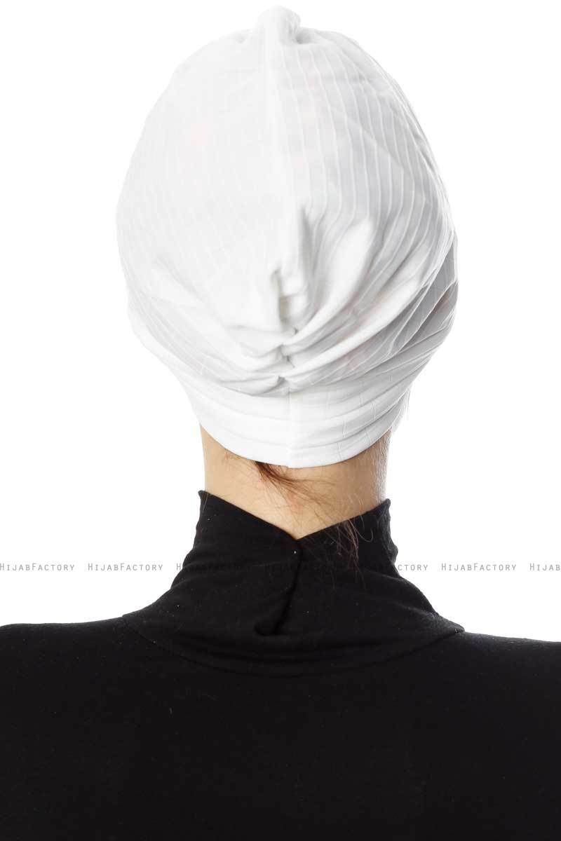 Yonca - White Turban - Hijab